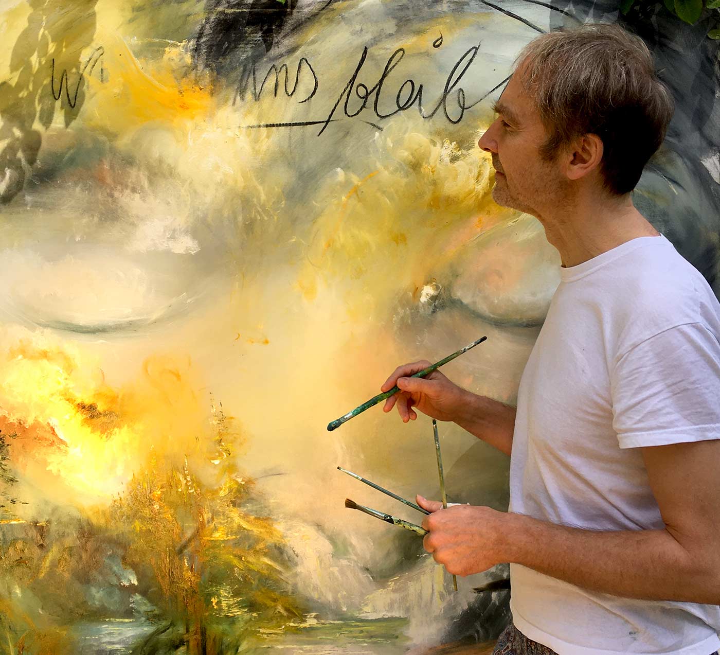 Himmelslicht und Nachtalb – Ausstellung von Bernd Schwarting